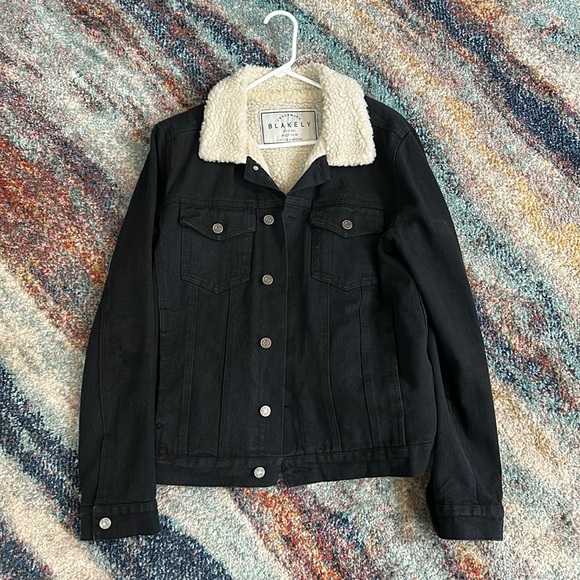 Blakely | Jackets & Coats | Blakey Black Denim Jacket | Poshmark